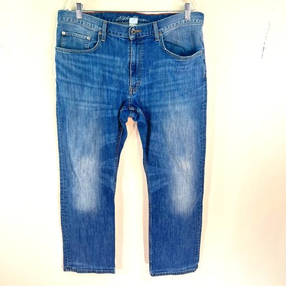 Eddie Bauer | Jeans | Eddie Bauer Jeans Mens Size 38x3 Blue Straight ...